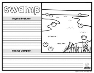 Landform Worksheets - Superstar Worksheets