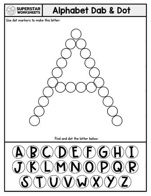 Letter A Worksheets - Superstar Worksheets Letter A Worksheets - Superstar Worksheets