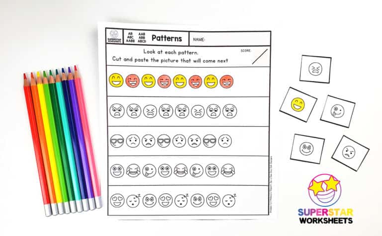 Pattern Worksheets - Superstar Worksheets
