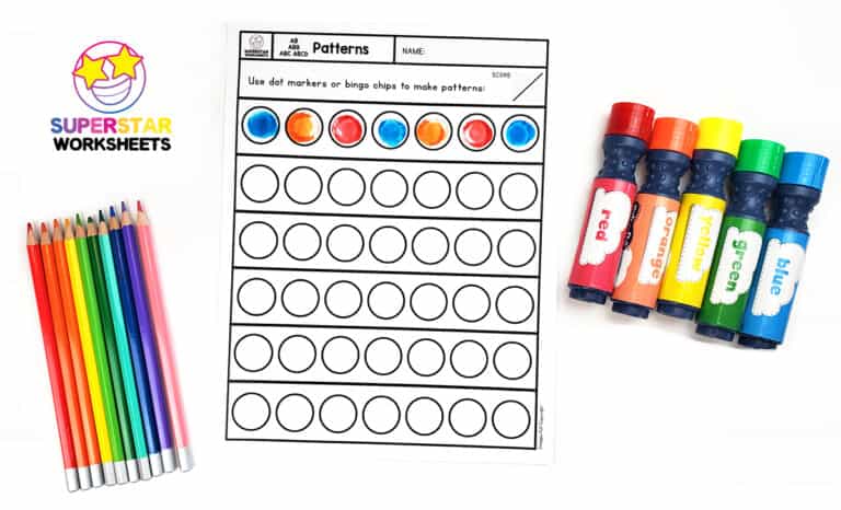 Pattern Worksheets - Superstar Worksheets