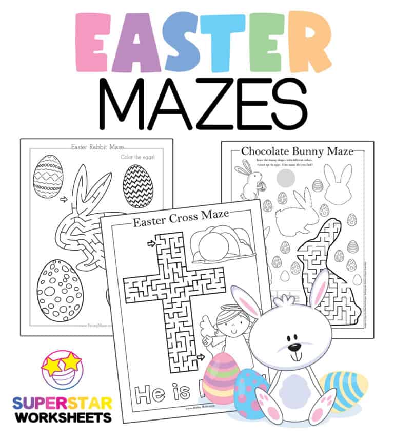 Free Printable Holiday Mazes - Superstar Worksheets