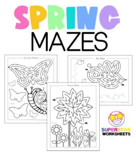 Free Seasonal Mazes & Worksheets - Superstar Worksheets