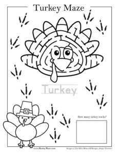 Fall & Thanksgiving Mazes - Superstar Worksheets