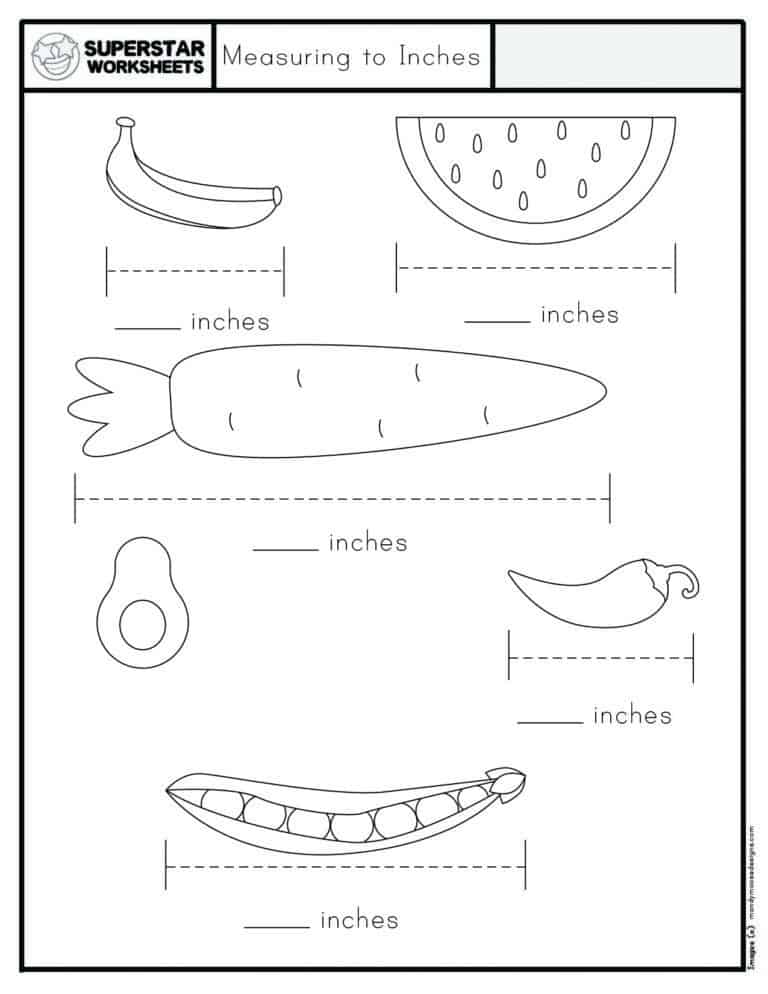 Kindergarten Measurement Worksheets - Superstar Worksheets