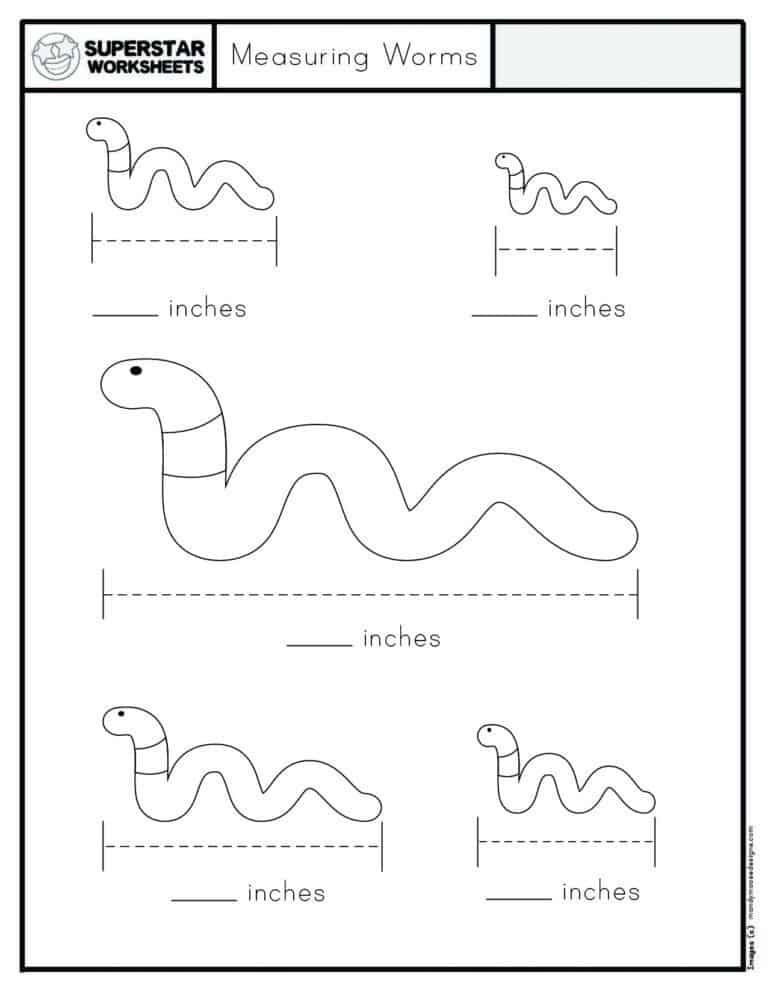 Kindergarten Measurement Worksheets - Superstar Worksheets