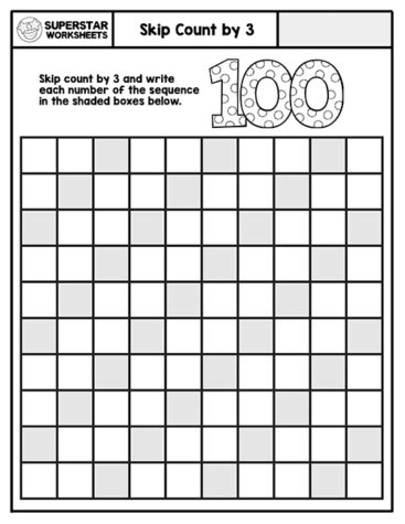 Hundreds Chart Printables - Superstar Worksheets