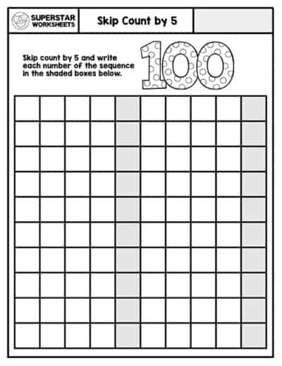 Hundreds Chart Printables - Superstar Worksheets
