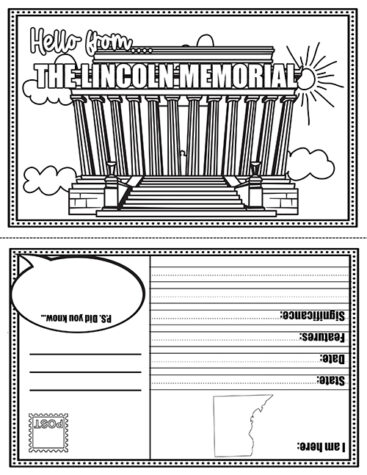 Famous Landmarks Postcards - Superstar Worksheets