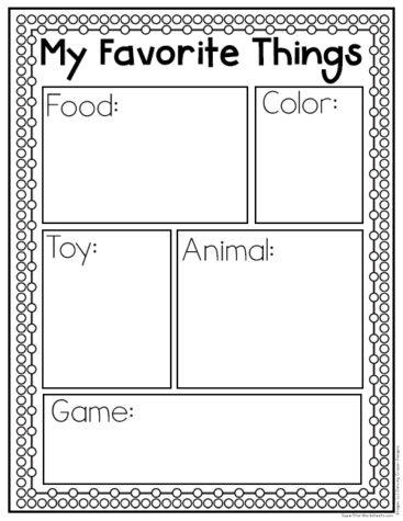 All About Me Preschool Worksheets - Superstar Worksheets