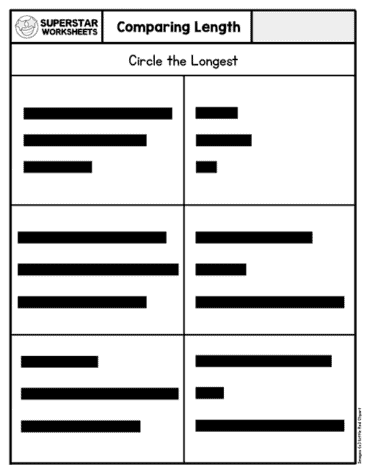 Kindergarten Comparing Numbers Worksheets - Superstar Worksheets