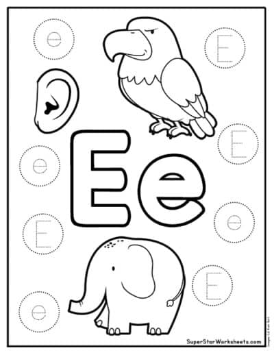 Preschool Letter Worksheets - Superstar Worksheets