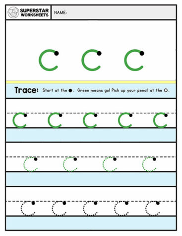 Alphabet Writing Worksheets Lowercase - Superstar Worksheets