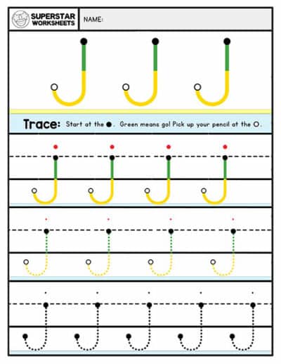 Alphabet Writing Worksheets Lowercase - Superstar Worksheets