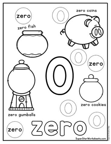 Preschool Number Worksheets - Superstar Worksheets