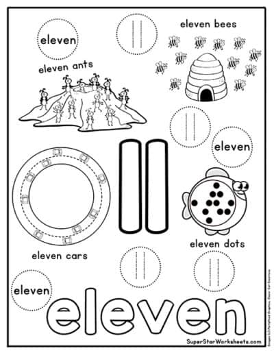 Preschool Number Worksheets - Superstar Worksheets