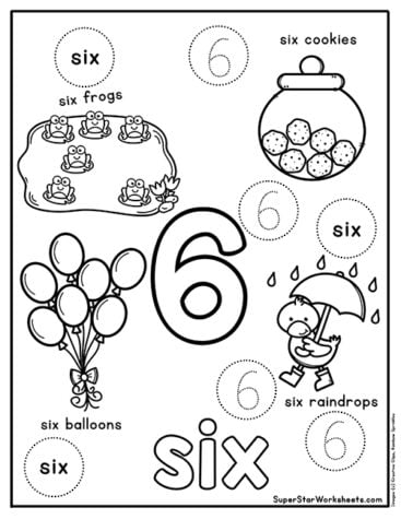 Preschool Number Worksheets - Superstar Worksheets