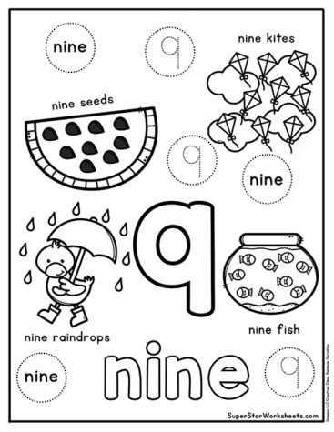 Preschool Number Worksheets - Superstar Worksheets