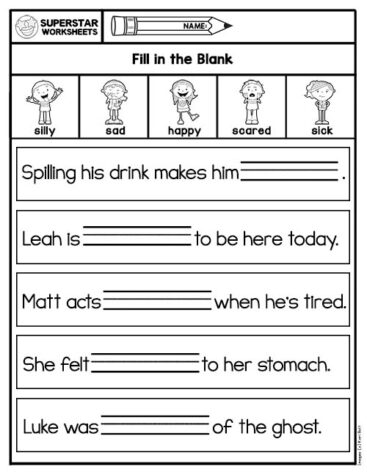 Kindergarten Word Bank Writing Worksheets - Superstar Worksheets