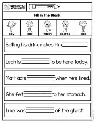 Kindergarten Word Bank Writing Worksheets - Superstar Worksheets