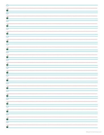 Handwriting Paper - Superstar Worksheets