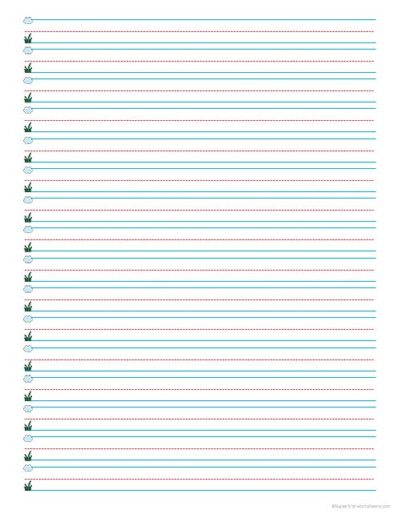Handwriting Paper - Superstar Worksheets