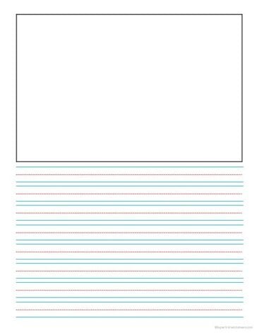 Handwriting Paper - Superstar Worksheets