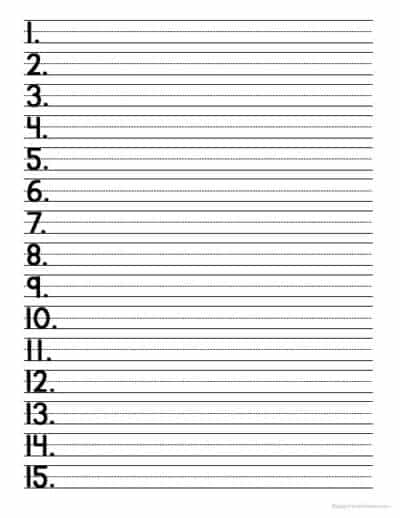 Handwriting Paper - Superstar Worksheets