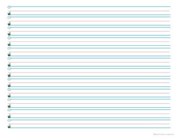 Handwriting Paper - Superstar Worksheets