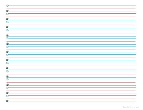 Lined Handwriting Paper Printable Pdf Madison S Paper Templates 