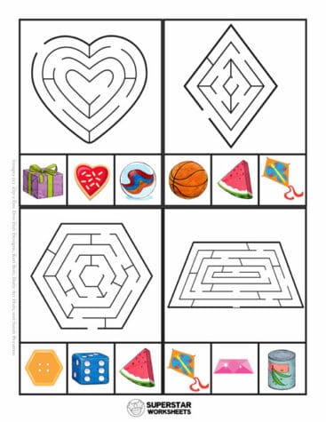 Preschool Math Worksheets - Superstar Worksheets