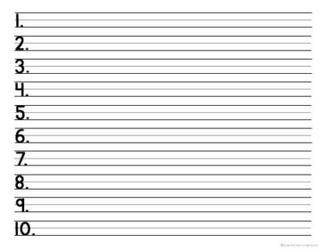 Handwriting Paper - Superstar Worksheets