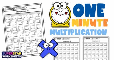 Multiplication Drills - Superstar Worksheets