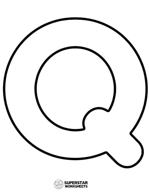 Letter Q Worksheets Superstar Worksheets