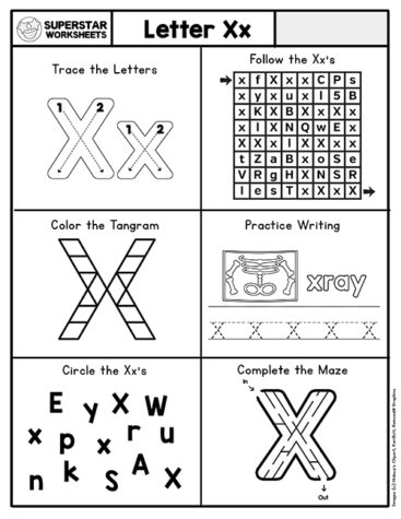 Letter Printables - Superstar Worksheets