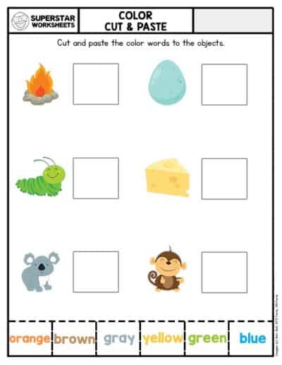 Cut and Paste Worksheets - Superstar Worksheets