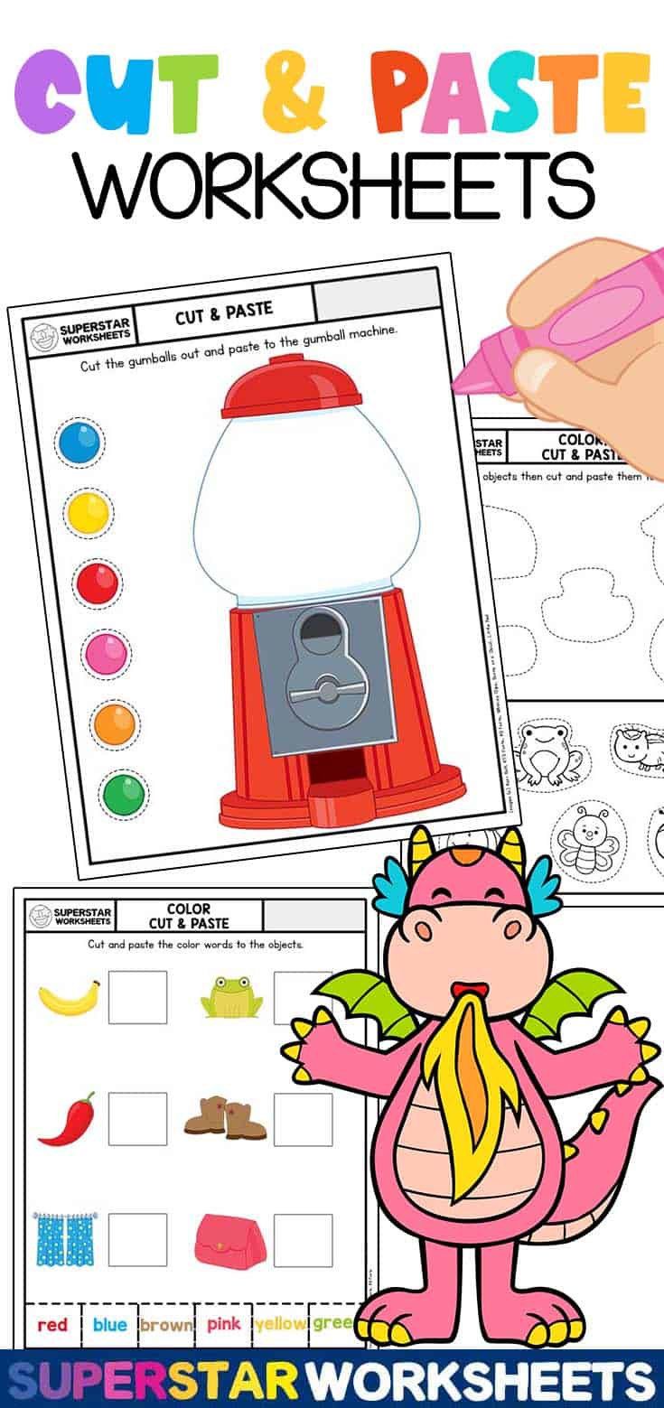 Cut and Paste Worksheets - Superstar Worksheets