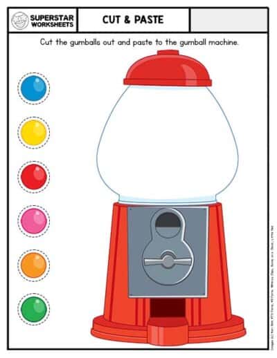 Cut and Paste Worksheets - Superstar Worksheets