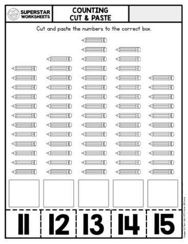 Cut and Paste Worksheets - Superstar Worksheets