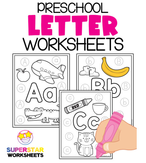 Letter Worksheets - Superstar Worksheets