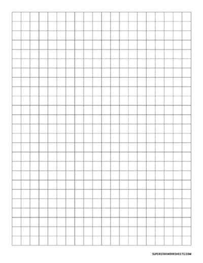 Graph Paper (Free Printables) - Superstar Worksheets
