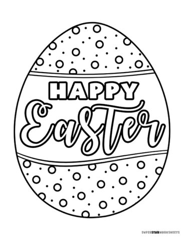 Easter Egg Coloring Pages (Free Printables) - Superstar Worksheets