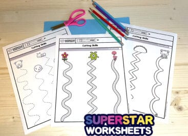 Cutting Practice Worksheets - Superstar Worksheets