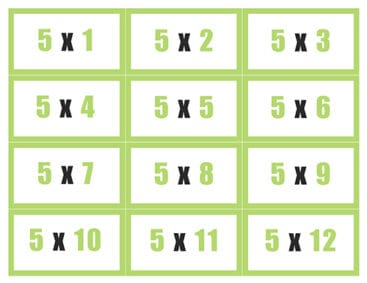 Multiplication Flashcards - Superstar Worksheets
