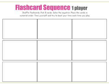 Multiplication Flashcards - Superstar Worksheets