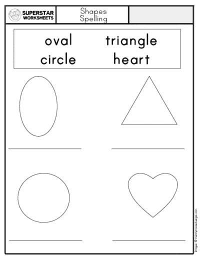 Preschool Shapes Worksheets - Superstar Worksheets