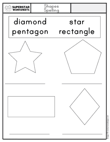 Preschool Shapes Worksheets - Superstar Worksheets