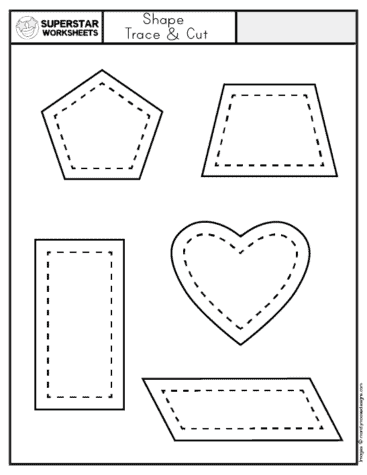 Preschool Shapes Worksheets - Superstar Worksheets