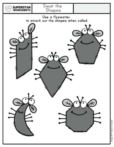 Preschool Shapes Worksheets - Superstar Worksheets