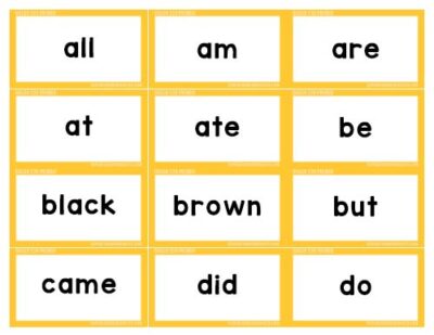 Sight Word Flashcards - Superstar Worksheets