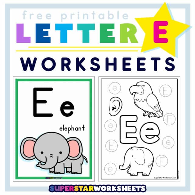 Alphabet Worksheets - Superstar Worksheets